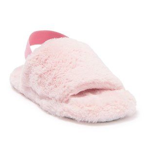 kenzie | Shoes | Kensie Memory Foam Faux Fur Slippers With Backstrap ...